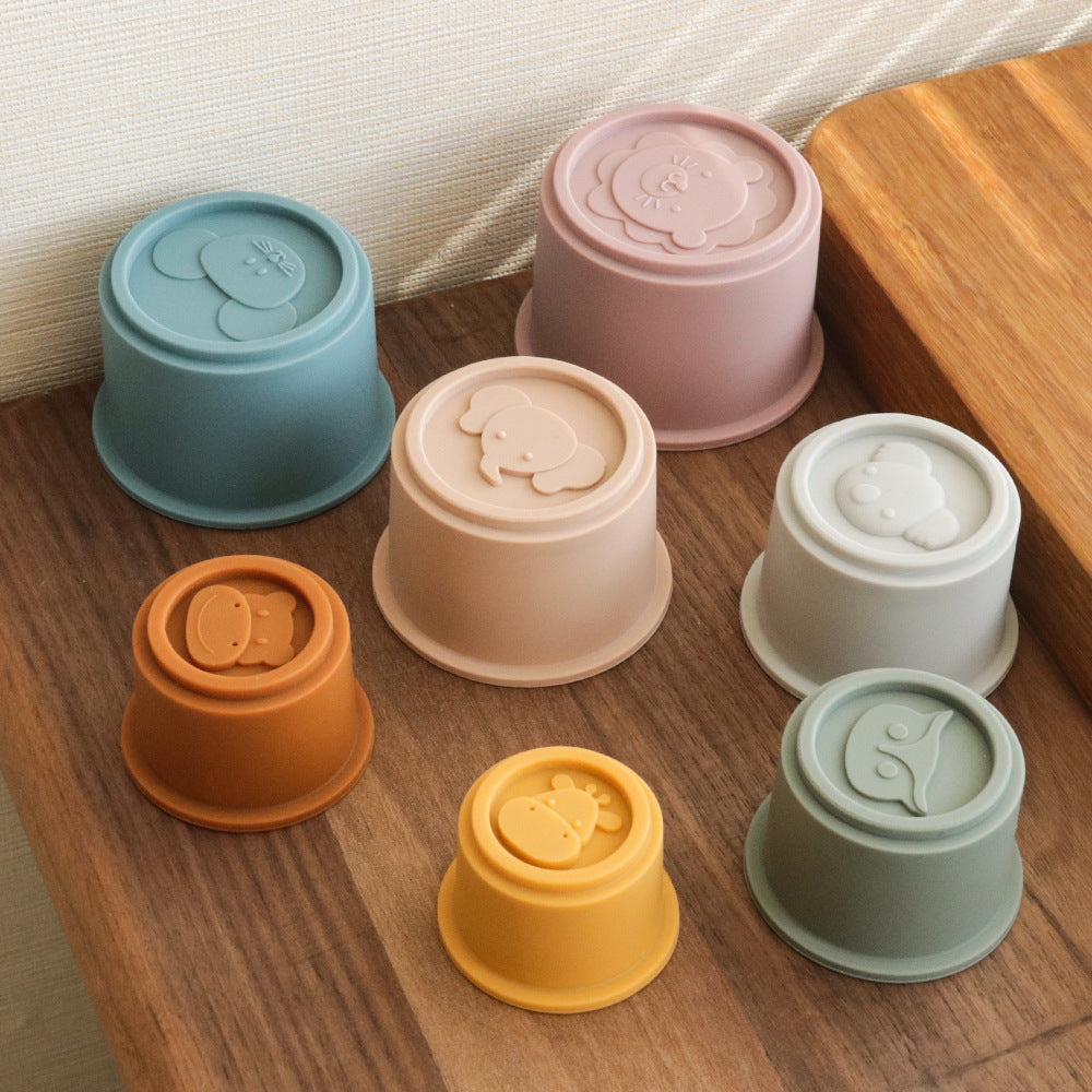 Animal Stacking Cup Set – Little Lines